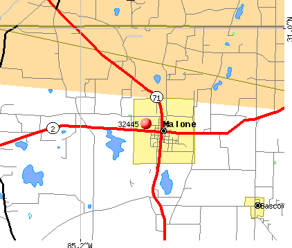 32445 Zip Code (Malone, Florida) Profile - homes, apartments, schools ...