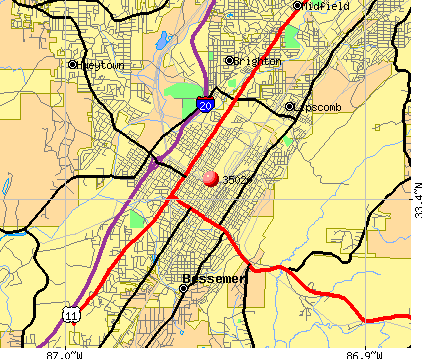 35020 Zip Code (Bessemer, Alabama) Profile - homes, apartments, schools ...