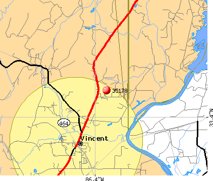 35178 Zip Code (Vincent, Alabama) Profile - homes, apartments, schools ...