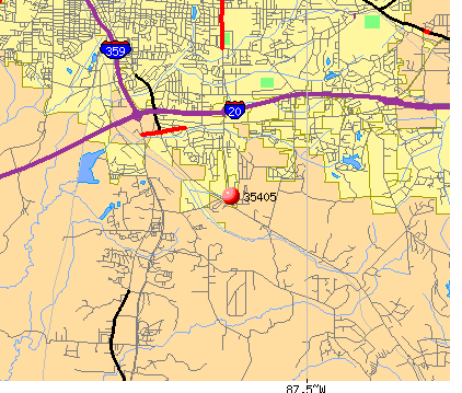 Tuscaloosa Al Zip Code Map - United States Map
