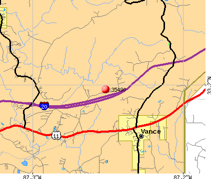 35490 Zip Code (Vance, Alabama) Profile - homes, apartments, schools ...