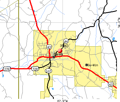35563 Zip Code (Guin, Alabama) Profile - homes, apartments, schools ...