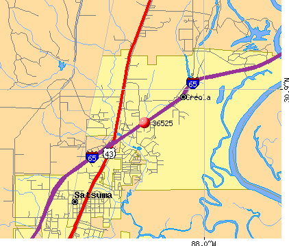 36525 Zip Code (Creola, Alabama) Profile - homes, apartments, schools ...
