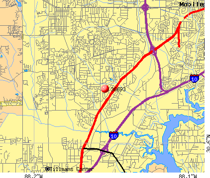 36693 Zip Code (Mobile, Alabama) Profile - homes, apartments, schools ...