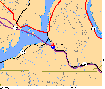 37340 Zip Code (Tennessee) Profile - homes, apartments, schools ...