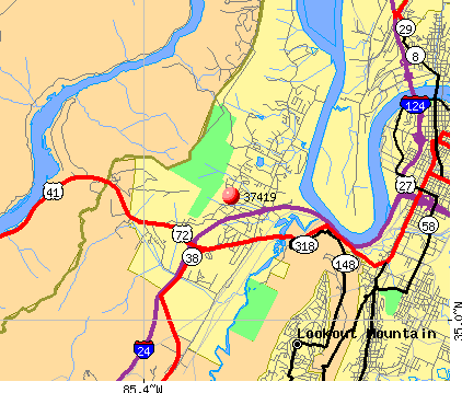 37419 Zip Code (Chattanooga, Tennessee) Profile - homes, apartments ...