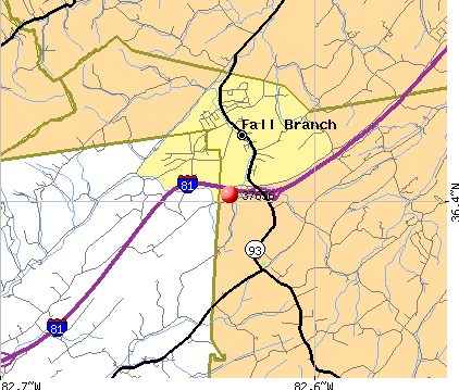 37656 Zip Code (Fall Branch, Tennessee) Profile - homes, apartments ...