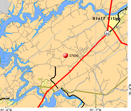 Johnson City Tn Zip Code Map - United States Map