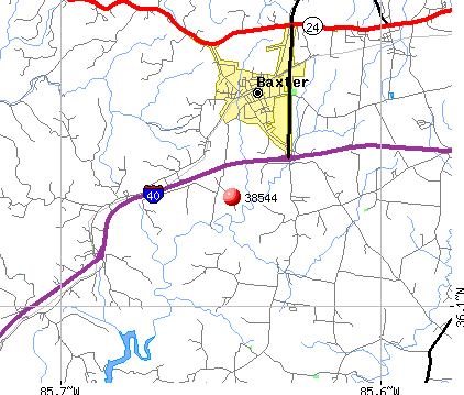 38544 Zip Code (Baxter, Tennessee) Profile - homes, apartments, schools ...