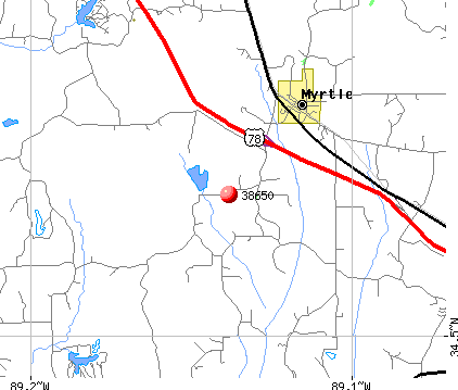 38650 Zip Code (Myrtle, Mississippi) Profile - homes, apartments ...