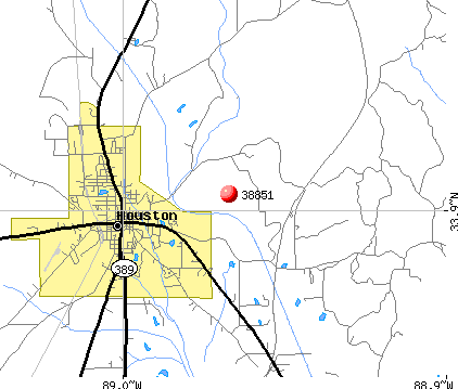 38851 Zip Code (Houston, Mississippi) Profile - homes, apartments ...