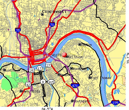 41073 Zip Code (Bellevue, Kentucky) Profile - homes, apartments ...