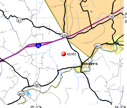 41083 Zip Code (Sanders, Kentucky) Profile - homes, apartments, schools ...