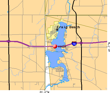 44429 Zip Code (Craig Beach, Ohio) Profile - homes, apartments, schools ...