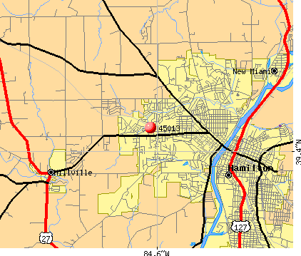 45013 Zip Code (Hamilton, Ohio) Profile - homes, apartments, schools ...