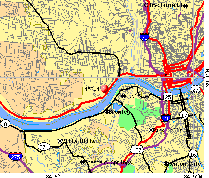 45204 Zip Code (Cincinnati, Ohio) Profile - homes, apartments, schools ...