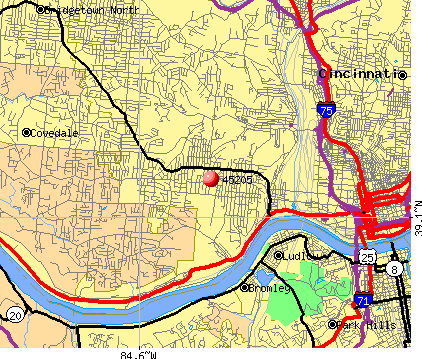 45205 Zip Code (Cincinnati, Ohio) Profile - homes, apartments, schools ...