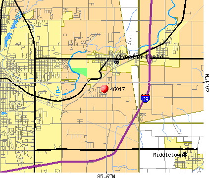 46017 Zip Code (Chesterfield, Indiana) Profile - homes, apartments ...