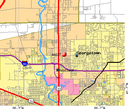 South Bend Indiana Zip Code Map - Map