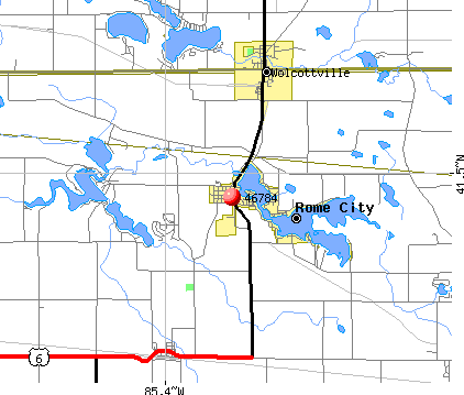 46784 Zip Code (Rome City, Indiana) Profile - homes, apartments ...