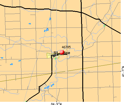 46785 Zip Code (St. Joe, Indiana) Profile - homes, apartments, schools ...
