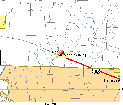 47120 Zip Code (Fredericksburg, Indiana) Profile - homes, apartments ...
