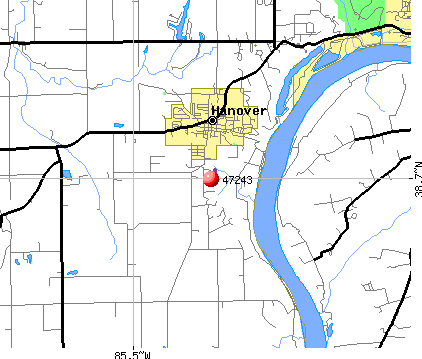 47243 Zip Code (Hanover, Indiana) Profile - homes, apartments, schools ...