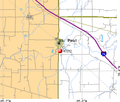 47272 Zip Code (St. Paul, Indiana) Profile - homes, apartments, schools ...