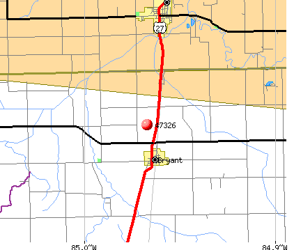 47326 Zip Code (Bryant, Indiana) Profile - homes, apartments, schools ...