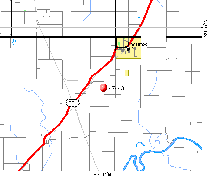 47443 Zip Code (Lyons, Indiana) Profile - homes, apartments, schools ...