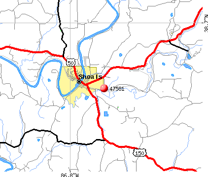 47581 Zip Code (Shoals, Indiana) Profile - homes, apartments, schools ...
