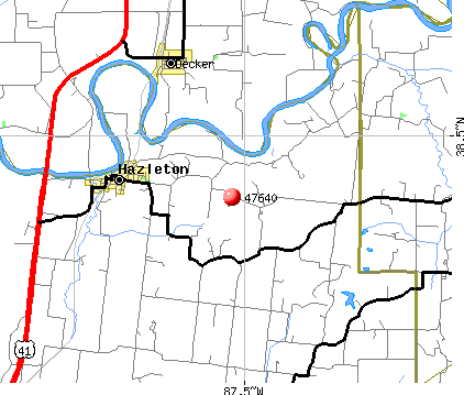 47640 Zip Code (Hazleton, Indiana) Profile - homes, apartments, schools ...