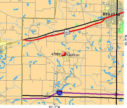 47881 Zip Code (Staunton, Indiana) Profile - homes, apartments, schools ...