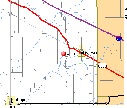 47968 Zip Code (New Ross, Indiana) Profile - homes, apartments, schools ...