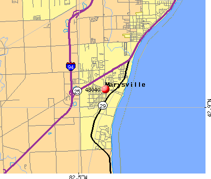 48040 Zip Code (Marysville, Michigan) Profile - homes, apartments ...