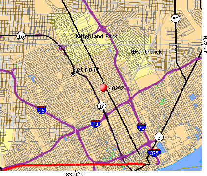 48202 Zip Code (Detroit, Michigan) Profile - homes, apartments, schools ...