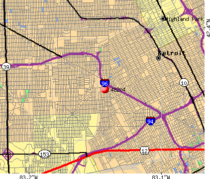 48204 Zip Code (Detroit, Michigan) Profile - homes, apartments, schools ...