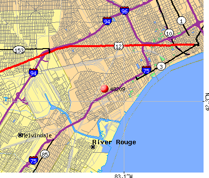 48209 Zip Code (Detroit, Michigan) Profile - homes, apartments, schools ...