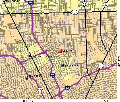 48212 Zip Code (Detroit, Michigan) Profile - homes, apartments, schools ...