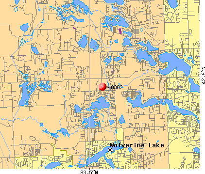 48382 Zip Code (Michigan) Profile - homes, apartments, schools ...
