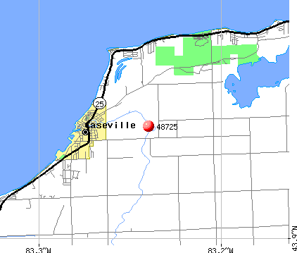 48725 Zip Code (Caseville, Michigan) Profile - homes, apartments ...
