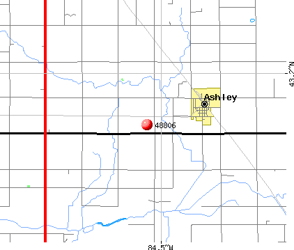 48806 Zip Code (Ashley, Michigan) Profile - homes, apartments, schools ...