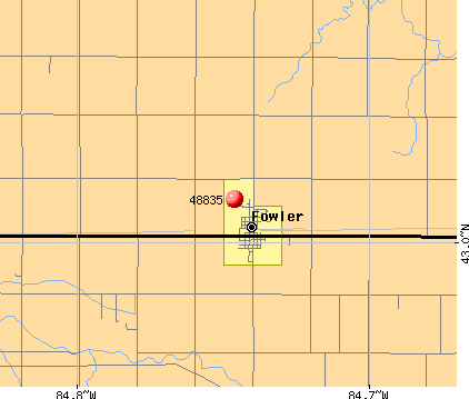 48835 Zip Code (Fowler, Michigan) Profile - homes, apartments, schools ...