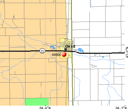 48866 Zip Code (Ovid, Michigan) Profile - homes, apartments, schools ...