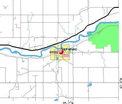 48881 Zip Code (Saranac, Michigan) Profile - homes, apartments, schools ...