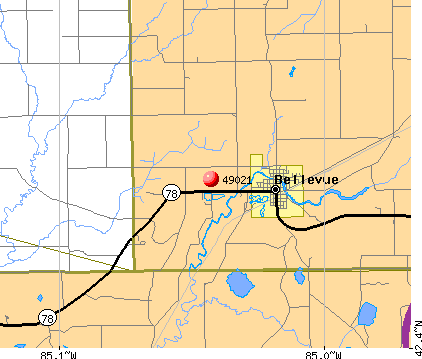 49021 Zip Code (Bellevue, Michigan) Profile - homes, apartments ...