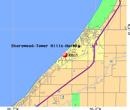 49115 Zip Code (Shorewood-Tower Hills-Harbert, Michigan) Profile ...