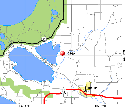49640 Zip Code (Honor, Michigan) Profile - homes, apartments, schools ...