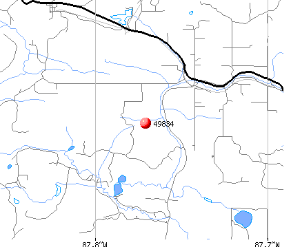 49834 Zip Code (Michigan) Profile - homes, apartments, schools ...