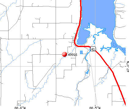 49916 Zip Code (Michigan) Profile - homes, apartments, schools ...